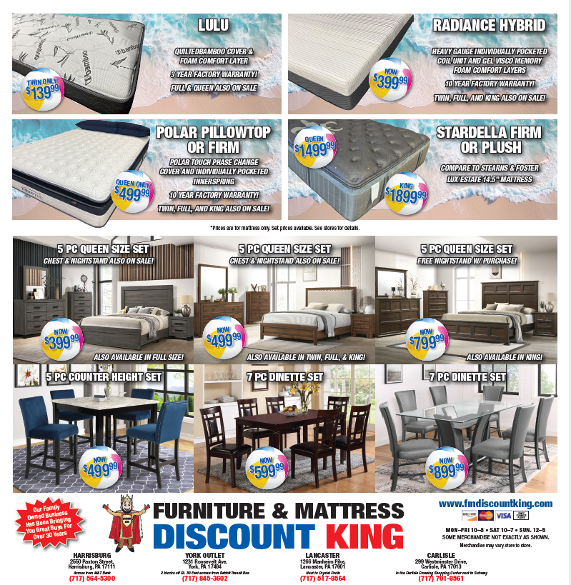 Current Flyer | Furniture & Mattress Discount King